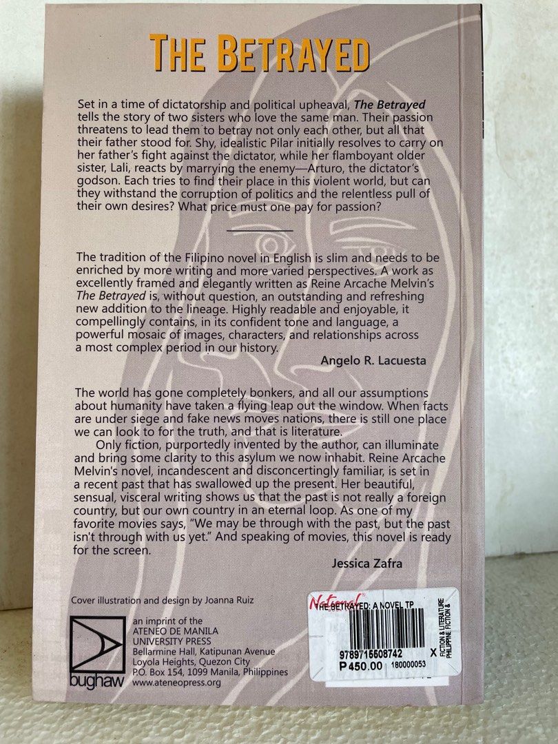 The Betrayed - novel by Reine Arcache Melvin on Carousell