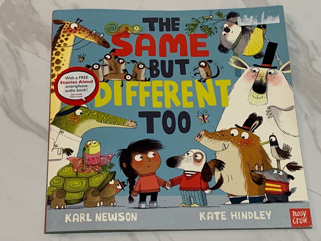 The same but different too, 興趣及遊戲, 書本 & 文具, 小朋友書 - Carousell