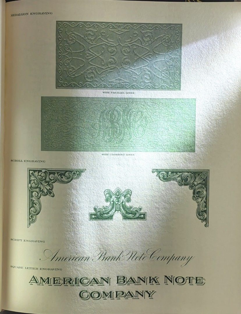 The Story of American Bank Note Company by William H. Griffiths 1959 ...