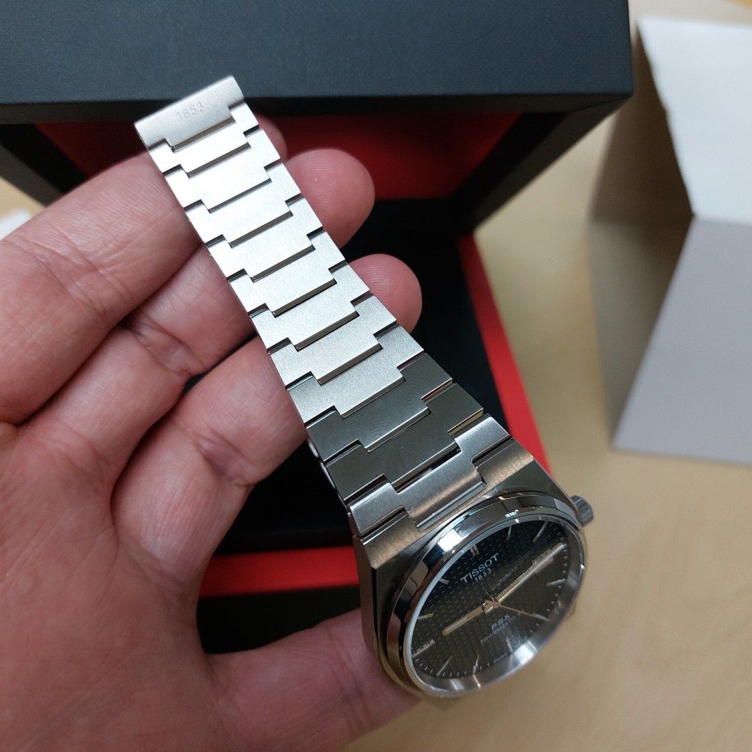 Tissot PRX Powermatic 80 - Blue, Men's Fashion, Watches & Accessories ...