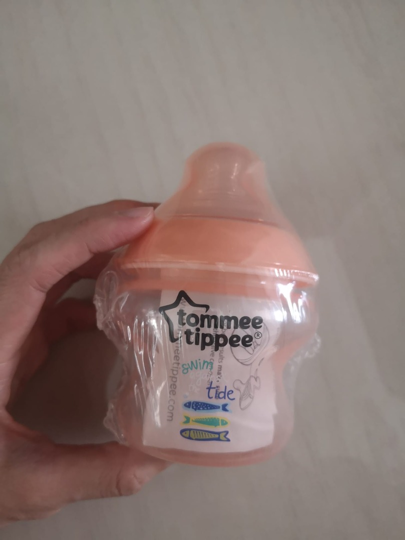 Tommee tippee feeding milk bottles 150ml 340ml Closer to Nature teats nipple 0 months slow flow ...
