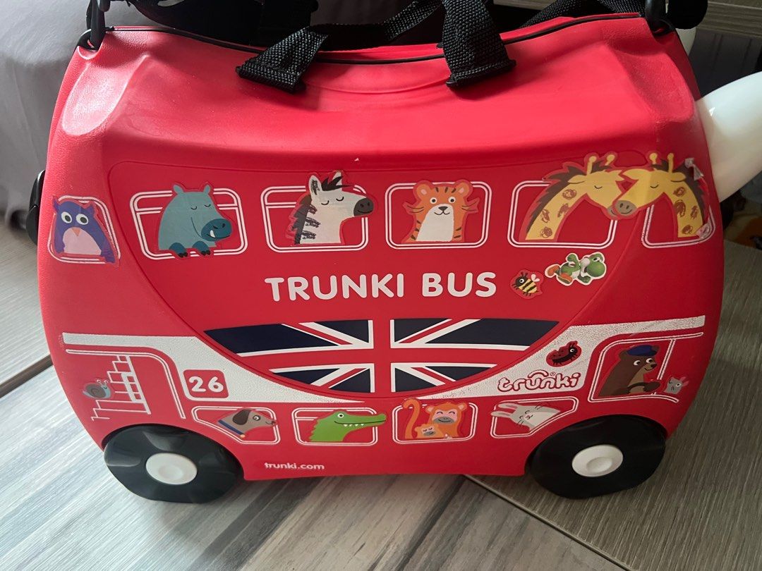 Trunki Luggage - Boris Bus, Hobbies & Toys, Travel, Luggage on Carousell