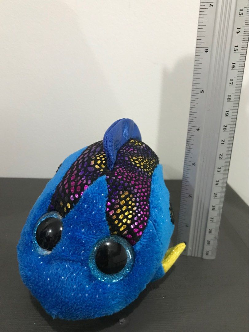 Ty Teeny Tys & Beanie Boos Aqua Fish Stuffed Toy Plushie, Hobbies ...