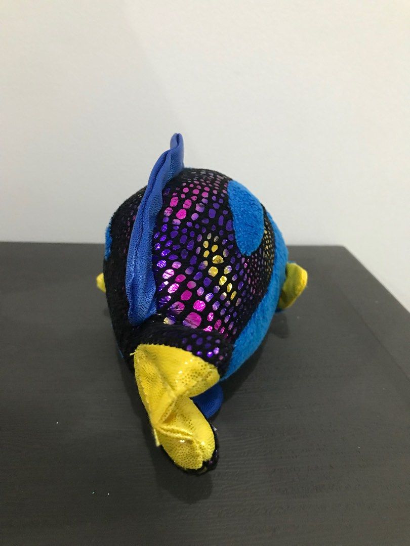 Ty Teeny Tys & Beanie Boos Aqua Fish Stuffed Toy Plushie, Hobbies ...