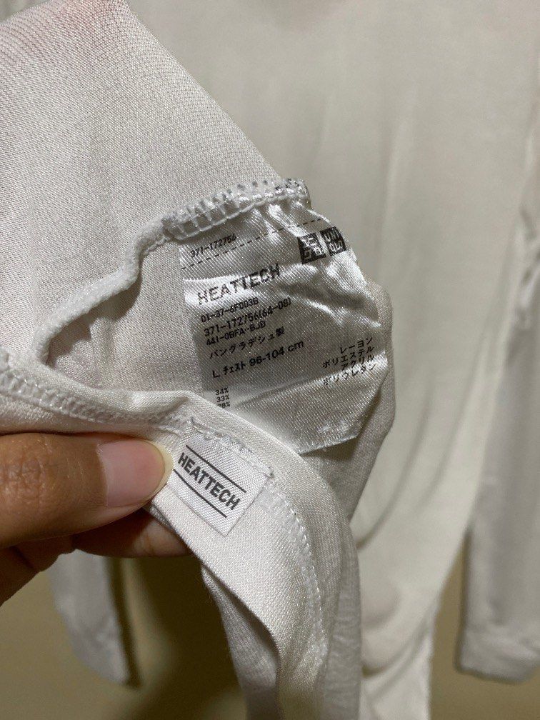 Uniqlo Heattech | Long Sleeve White Men/Long T-Shirt Broken White Men ... Uniqlo Heattech | Long Sleeve White Men/Long T-Shirt Broken White Men ...