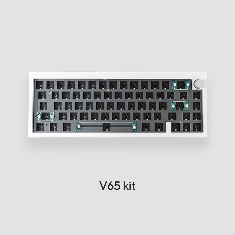 Finalkey V65 v2 Wireless Aluminium Gasket Keyboard DIY Kit, Computers ...
