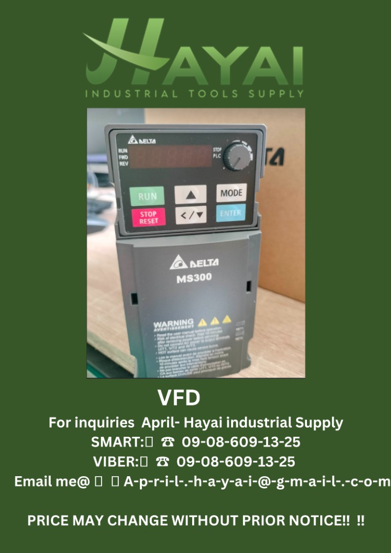 VFD, Commercial & Industrial, Construction Tools & Equipment on Carousell