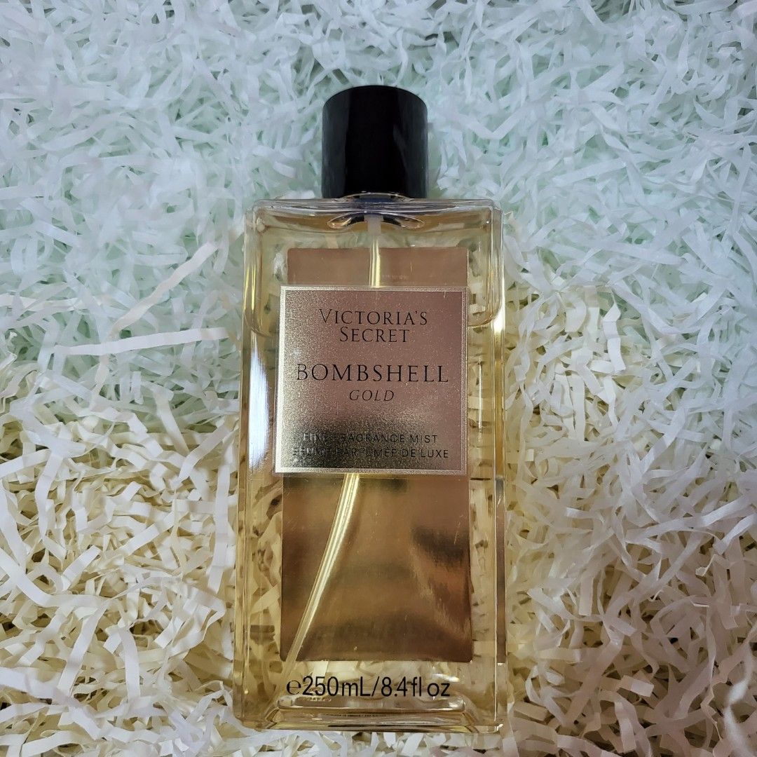 Victoria Secret Bombshell Gold Fragrance Body Mist 250ml, Beauty ...