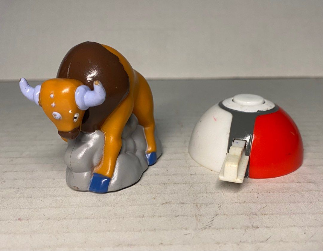 Vintage 1999 Burger King Pokemon Tauros Launching Toy Figure, Hobbies ...