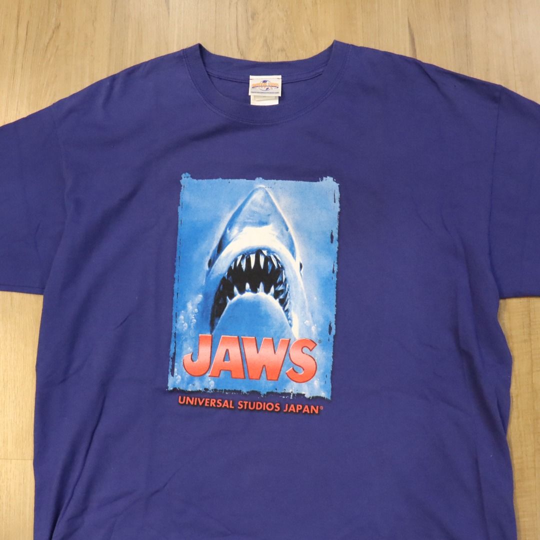 Vintage 2000 JAWS Universal Studios Japan Shirt, Men's Fashion, Tops ...