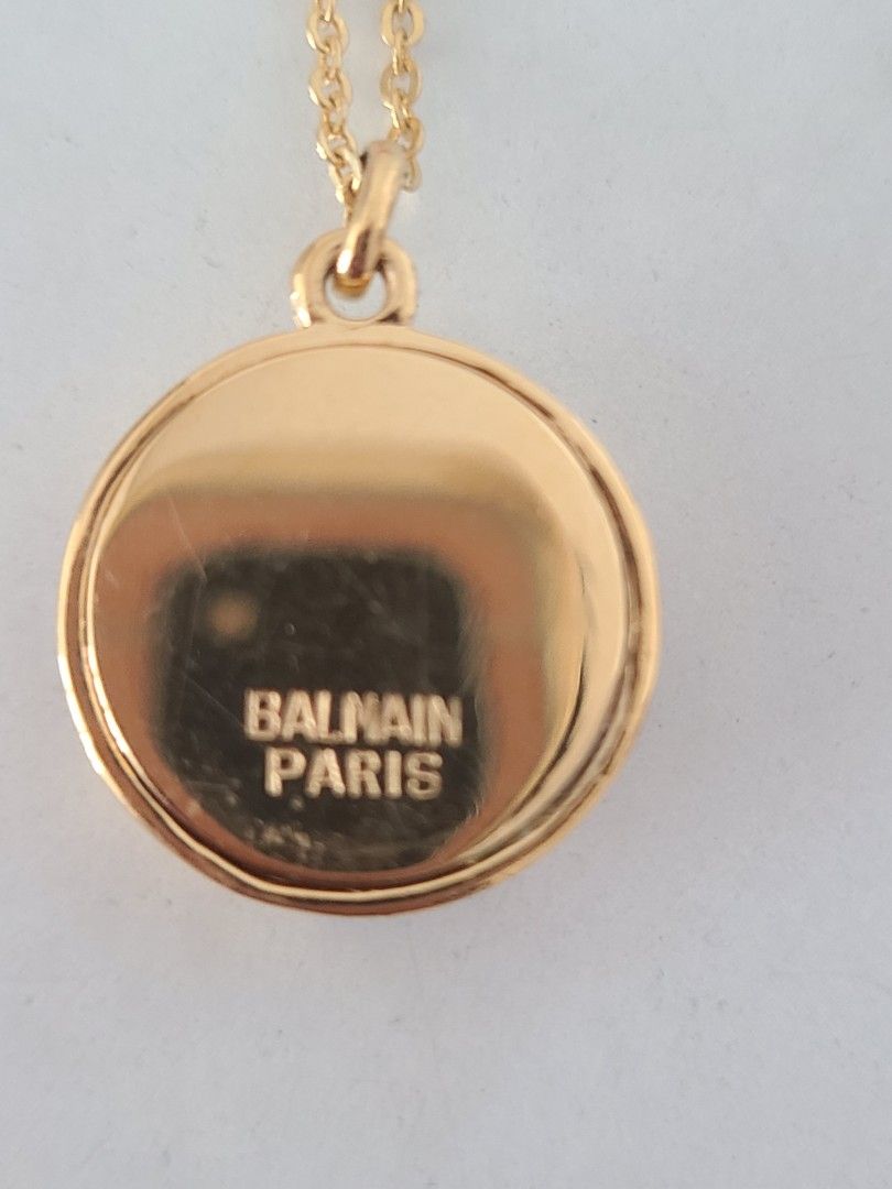 Vintage Balmain Paris Gold Tone Necklace, Women's Fashion, Jewelry ...