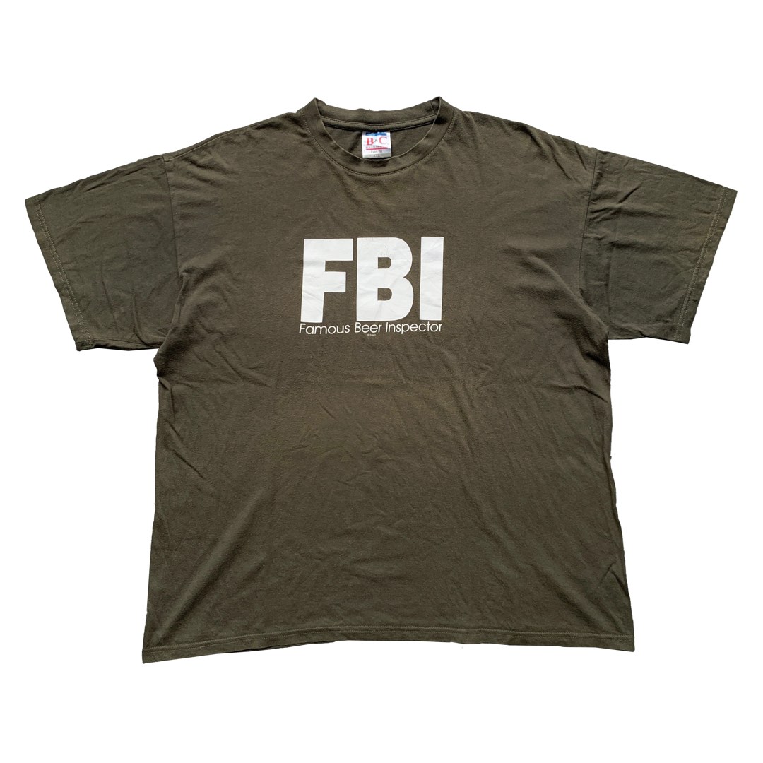 Vintage FBI Famous Beer Inspector Statement Tee Shirt on Carousell