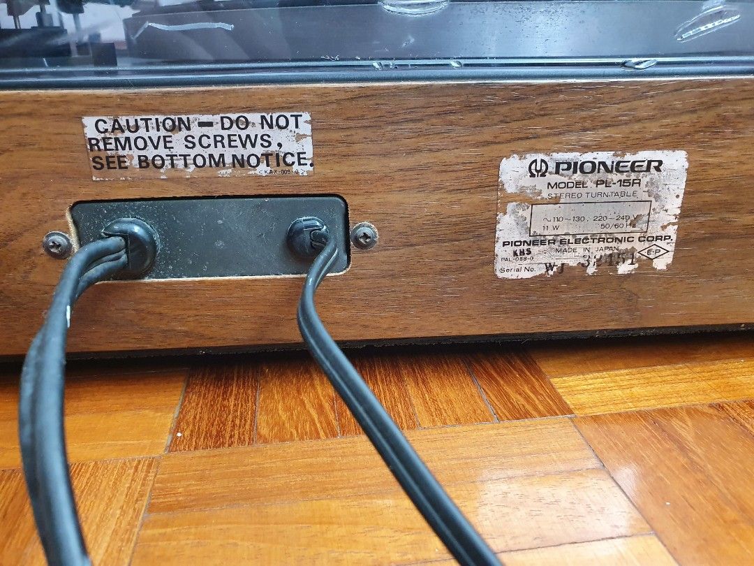 Vintage Pioneer PL-15R wood turntable belt drive Lenco cartridge Audiophile Hifi, Audio, Other ...