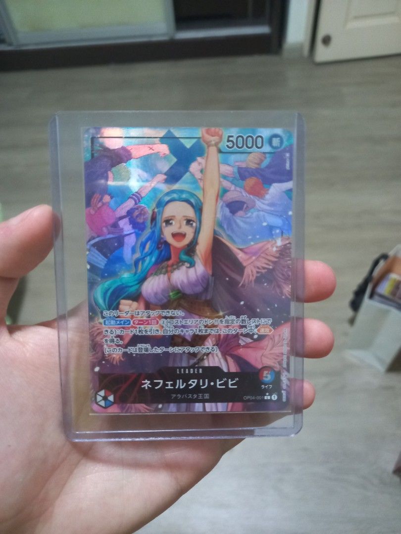 Vivi Ldr OP4 One Piece TCg Card Parallel AA, Hobbies & Toys, Toys & Games on Carousell