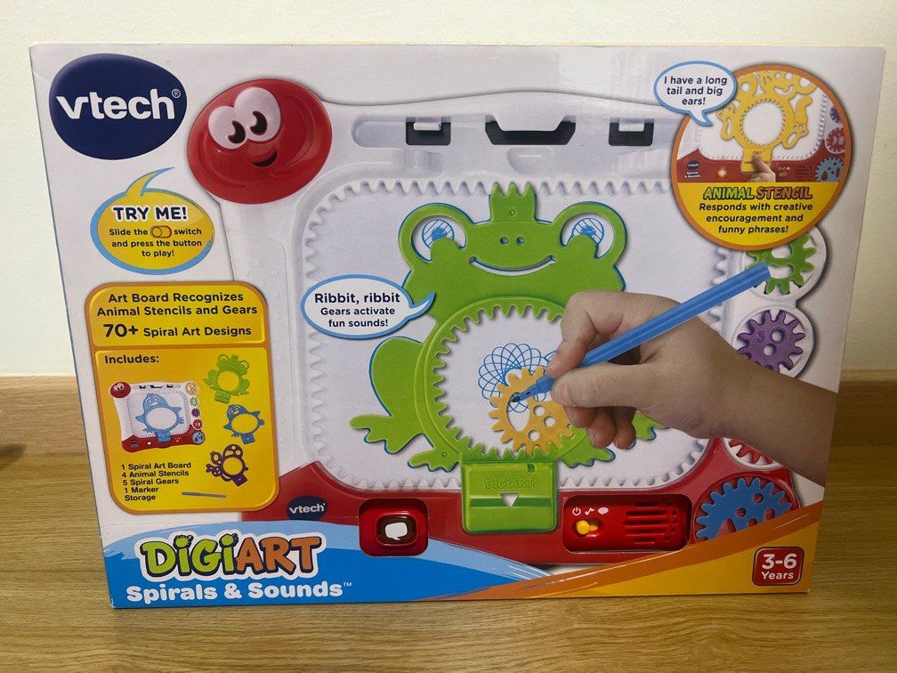 VTech DigiArt Spirals & Sounds, Hobbies & Toys, Toys & Games on Carousell