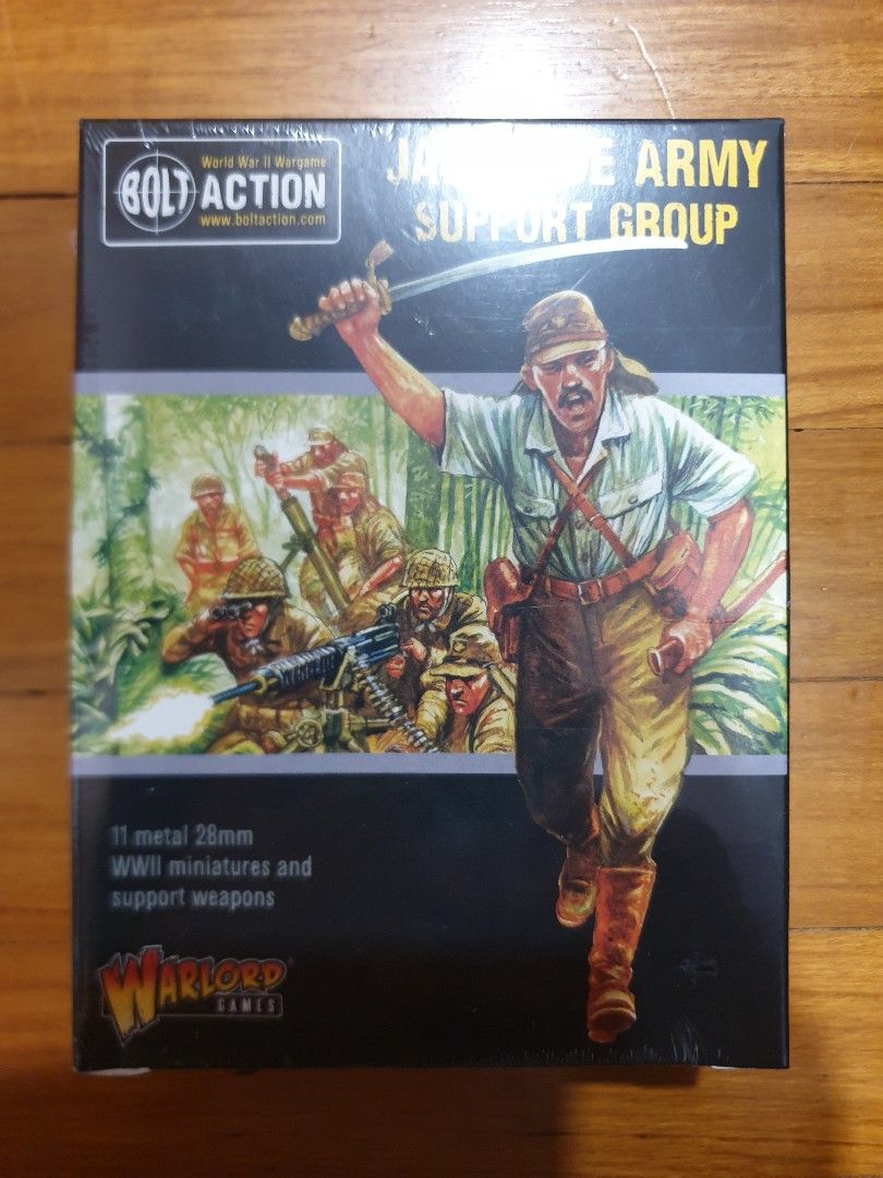 Warlord Games Bolt Action Japanese Army Support Group. 11 Metal ...