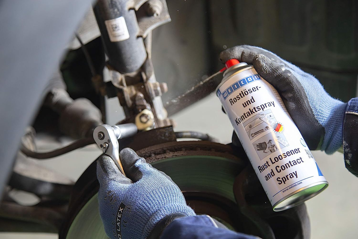 WEICON Rust Remover & Contact Spray | 400 ml | Protects and removes ...