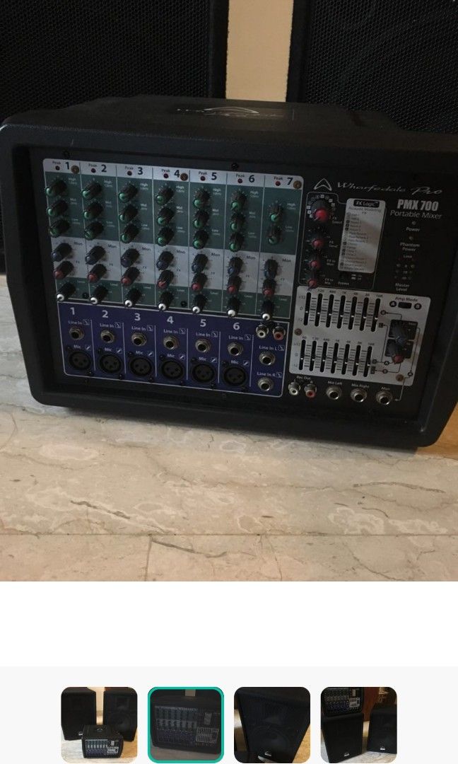 Wharfedale PA system, Audio, Soundbars, Speakers & Amplifiers on Carousell