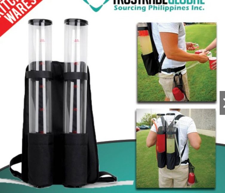Wine Dispenser Backpack/Black wine backpack dispenser on Carousell