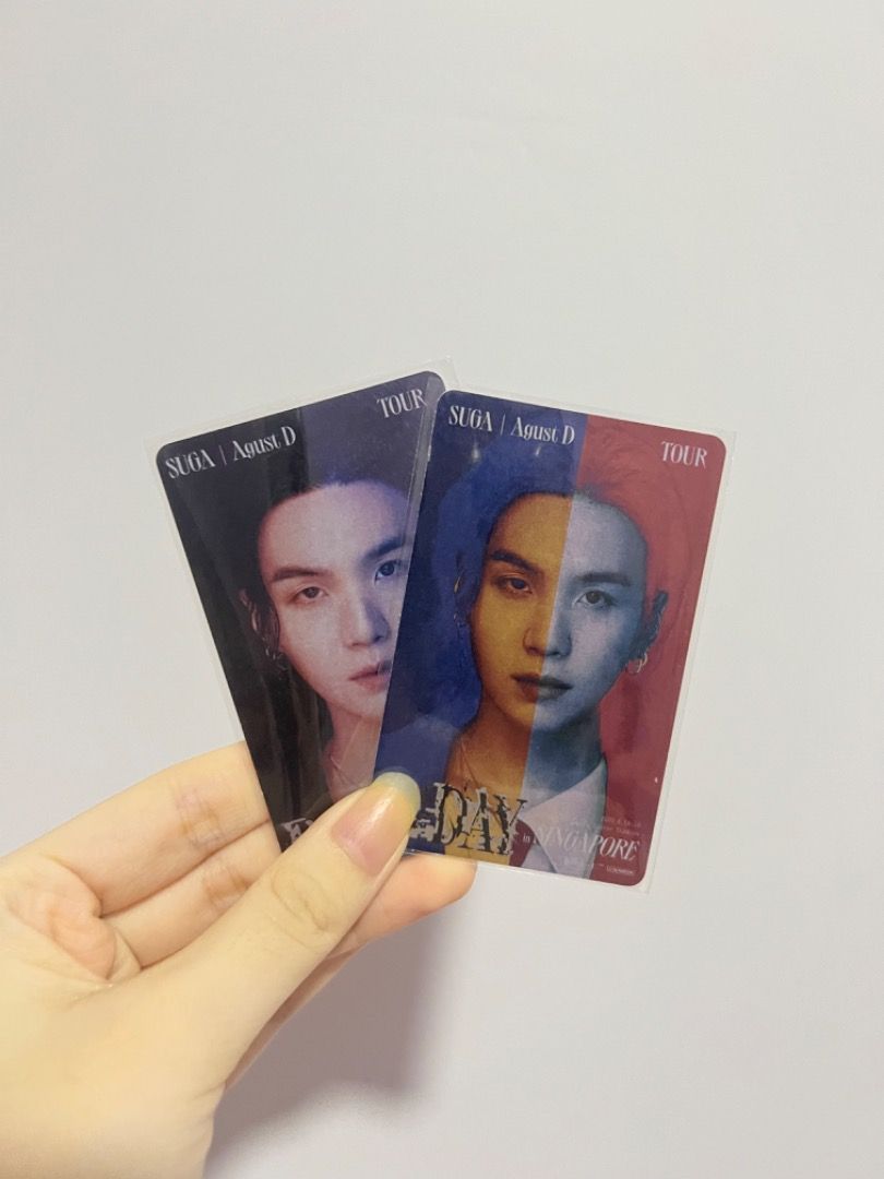 [WTT] BTS Suga Agust D D-Day Tour VIP Photocard, Hobbies & Toys ...