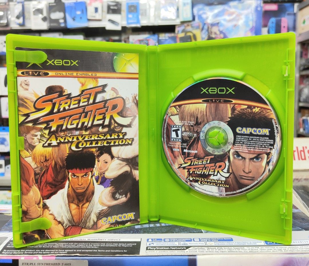 Xbox Street Fighter Anniversary Collection, Video Gaming, Video Games ...