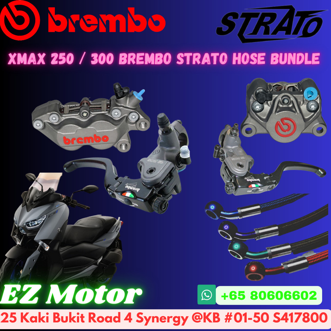 Xmax 250 / 300 Brembo Strato Bundle, Motorcycles, Motorcycle ...