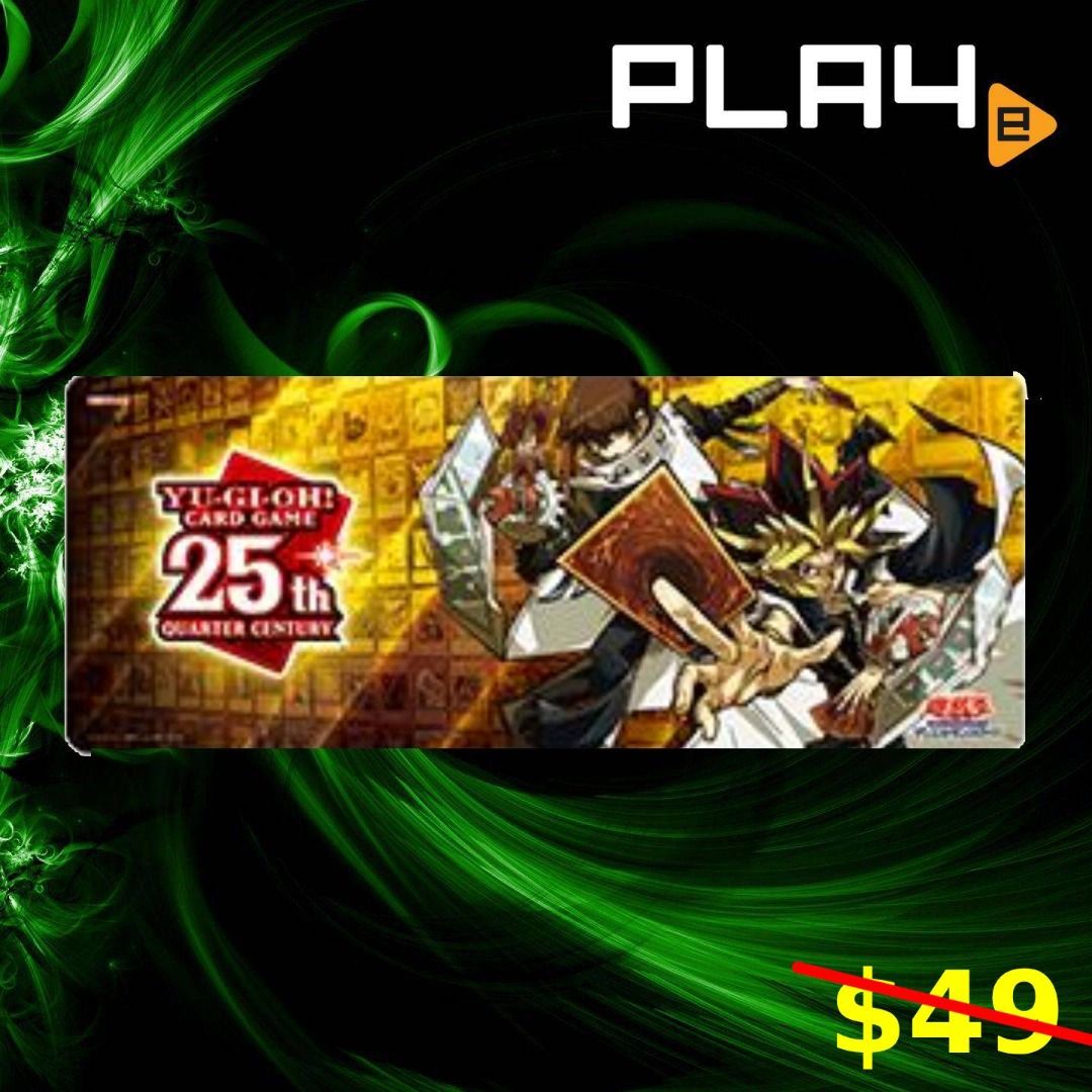 Yu Gi Oh Duel Field 25th Quarter Century Playmat (7053072) Brand New ...
