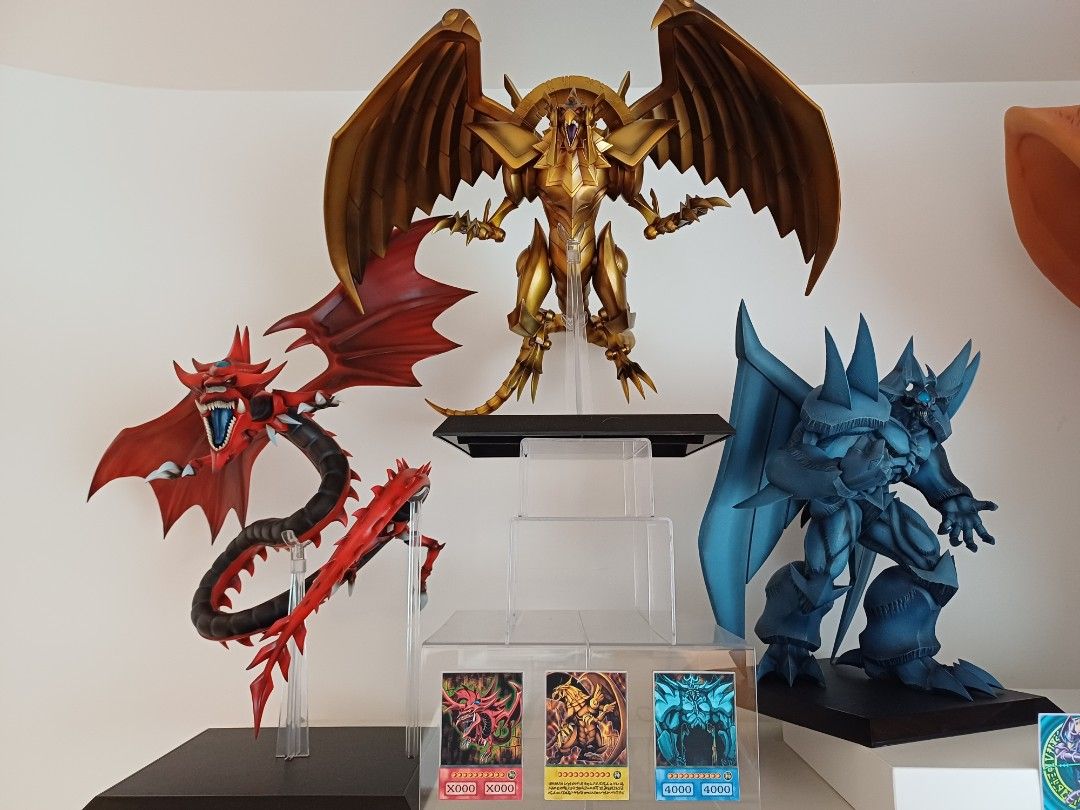 Yu-Gi-Oh! Kotobuokiya Egyptian God Statues (Winged Dragon of Ra, Slifer ...