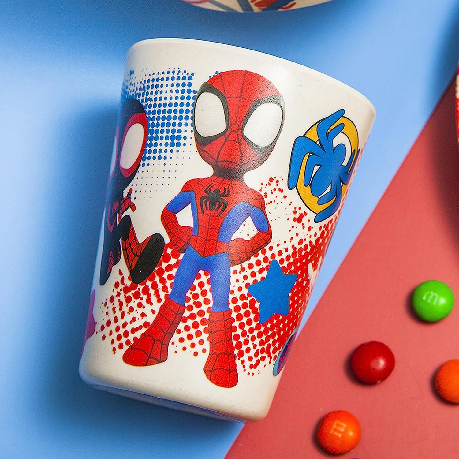 Zak Designs Marvel Spider-Man Dinnerware Set for Kids Includes 8" Plate ...