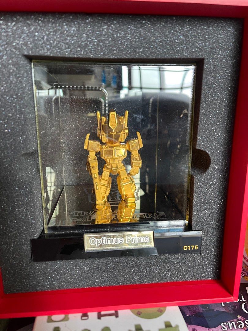 24K Gold Optimus Prime, Hobbies & Toys, Toys & Games on Carousell