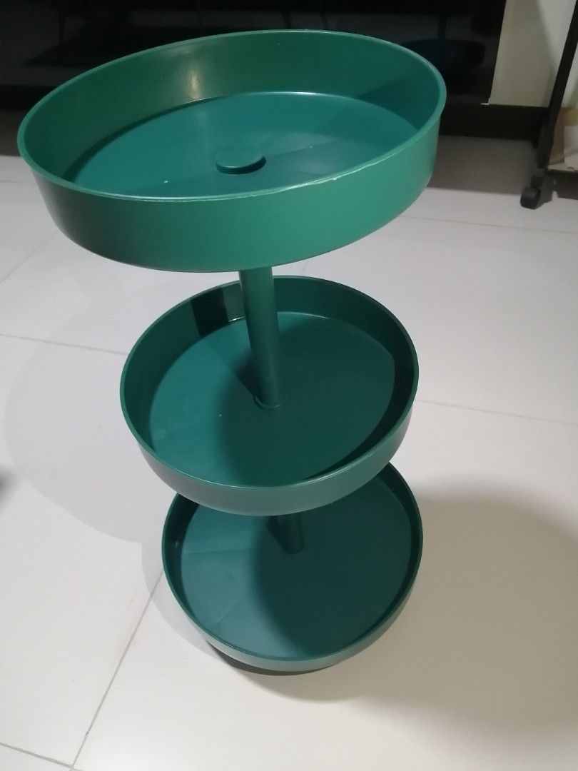 3 Layers Kitchen Shelving - Rotatable - 3 Layers Rack, Furniture & Home ...