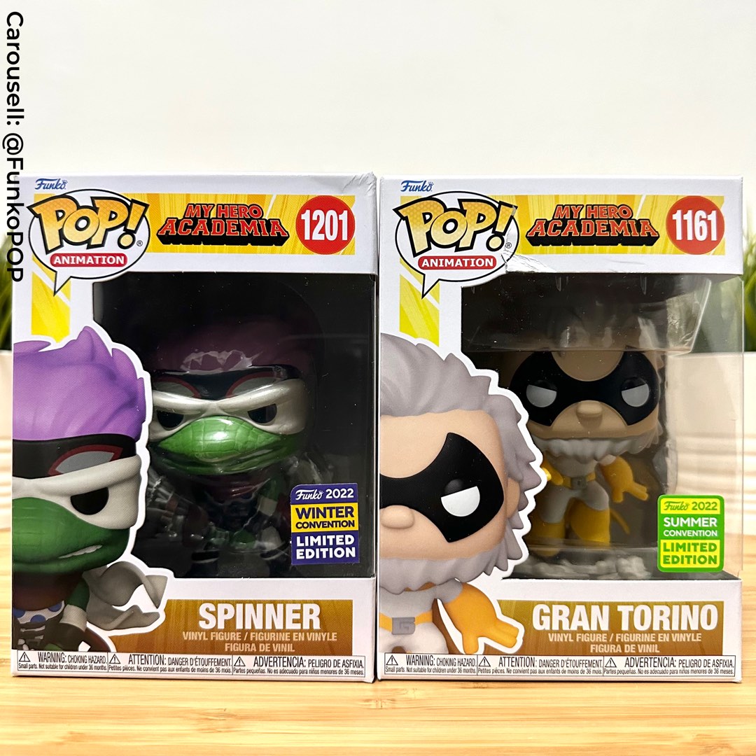 $5 Each Funko Pop MHA Spinner Gran Torino Funko Pop, Hobbies & Toys ...