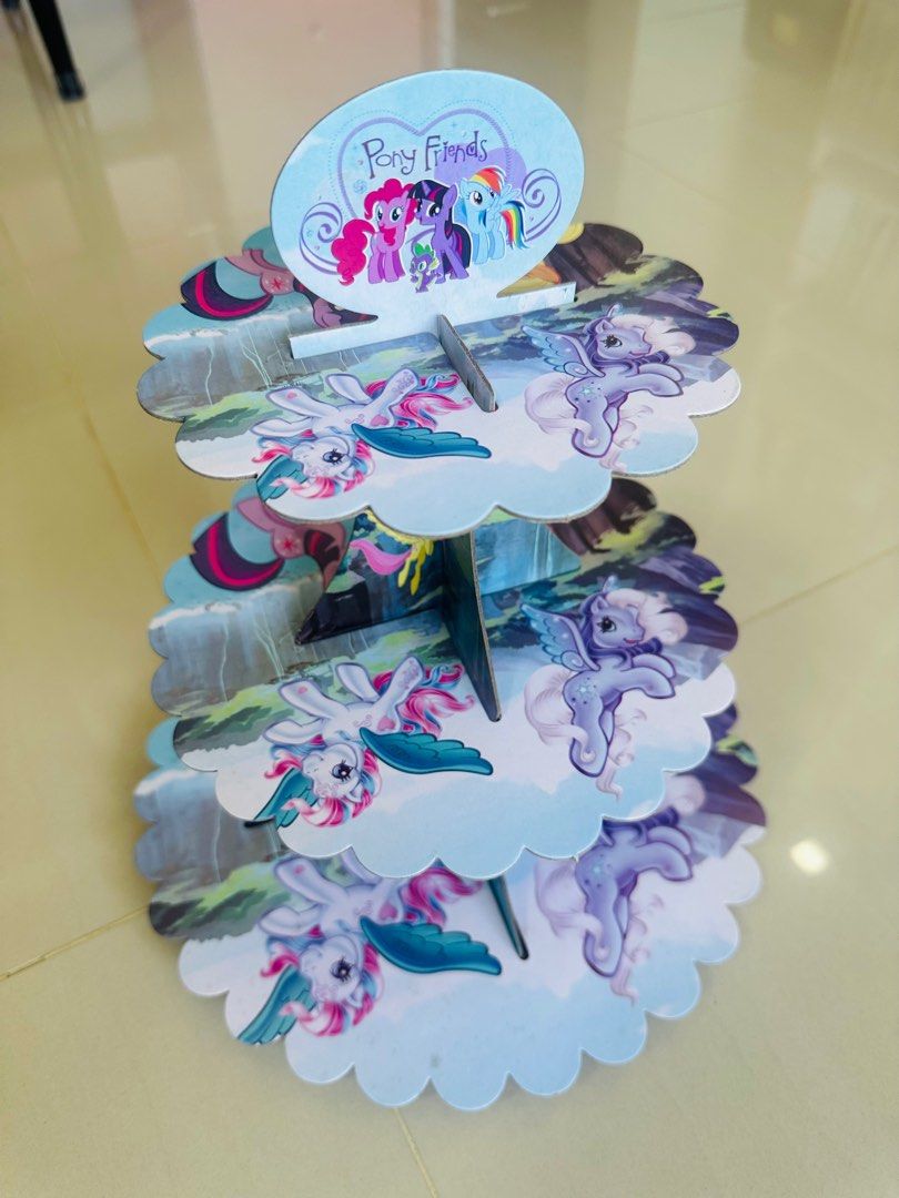 $6.90 My little pony cup cake stand / My little pony cupcake stand ...