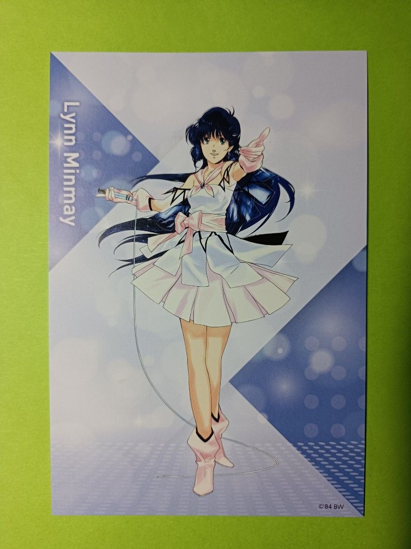 超時空要塞 馬輝 林明美 40週年紀念明信片Macross Lynn Minmay Hikaru Ichijo 40th ...