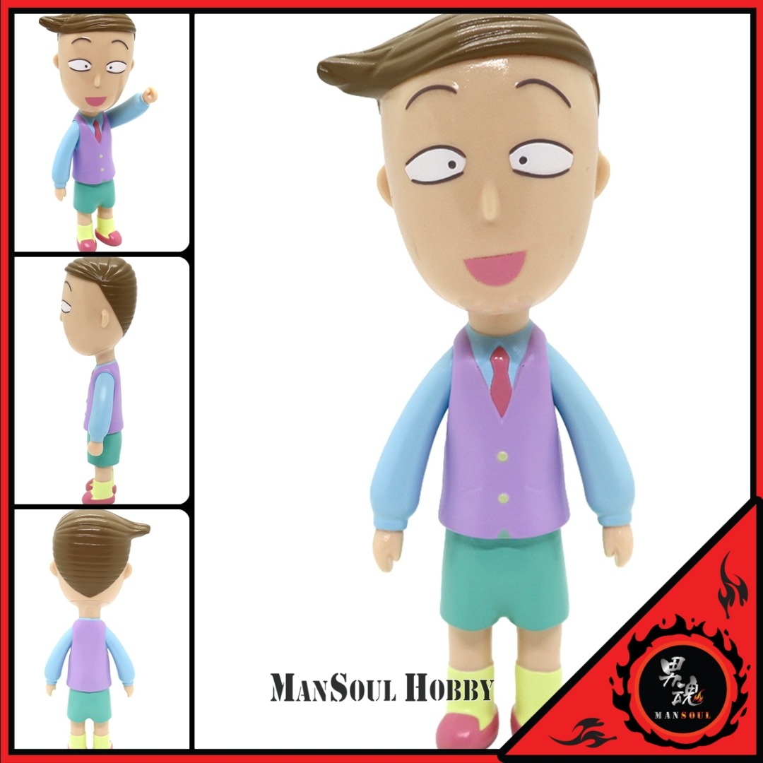 [日版 質保] 花輪同學 花輪和彥 櫻桃小丸子 粉色 SOFVIPS Pastel Color Figure, 興趣及遊戲, 玩具 & 遊戲類 - Carousell