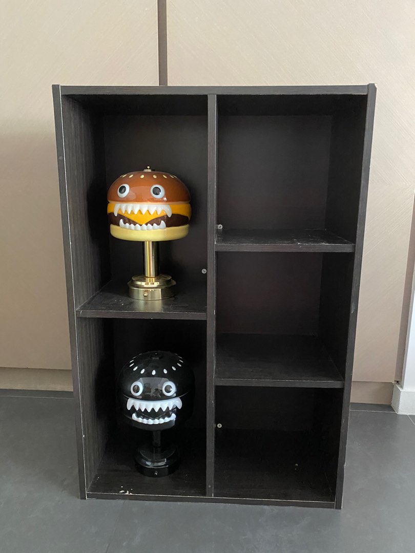 型格 實用 Bearbrick kaws figure show display cabinet bearbricks 展示櫃 兩個 儲物架 ...