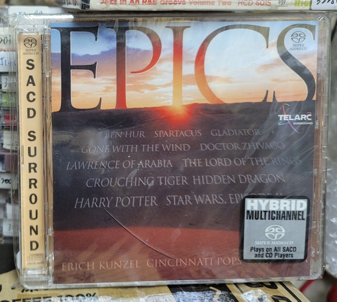 [包郵] 全新 SACD EPICS Erich Kunzel Cincinnati Pops Telarc Surround ...