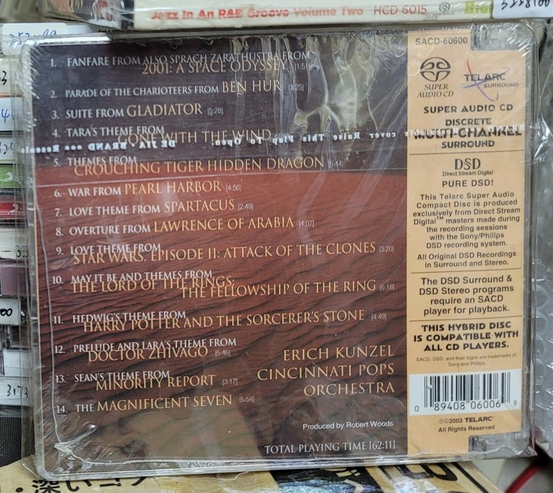 [包郵] 全新 SACD EPICS Erich Kunzel Cincinnati Pops Telarc Surround ...