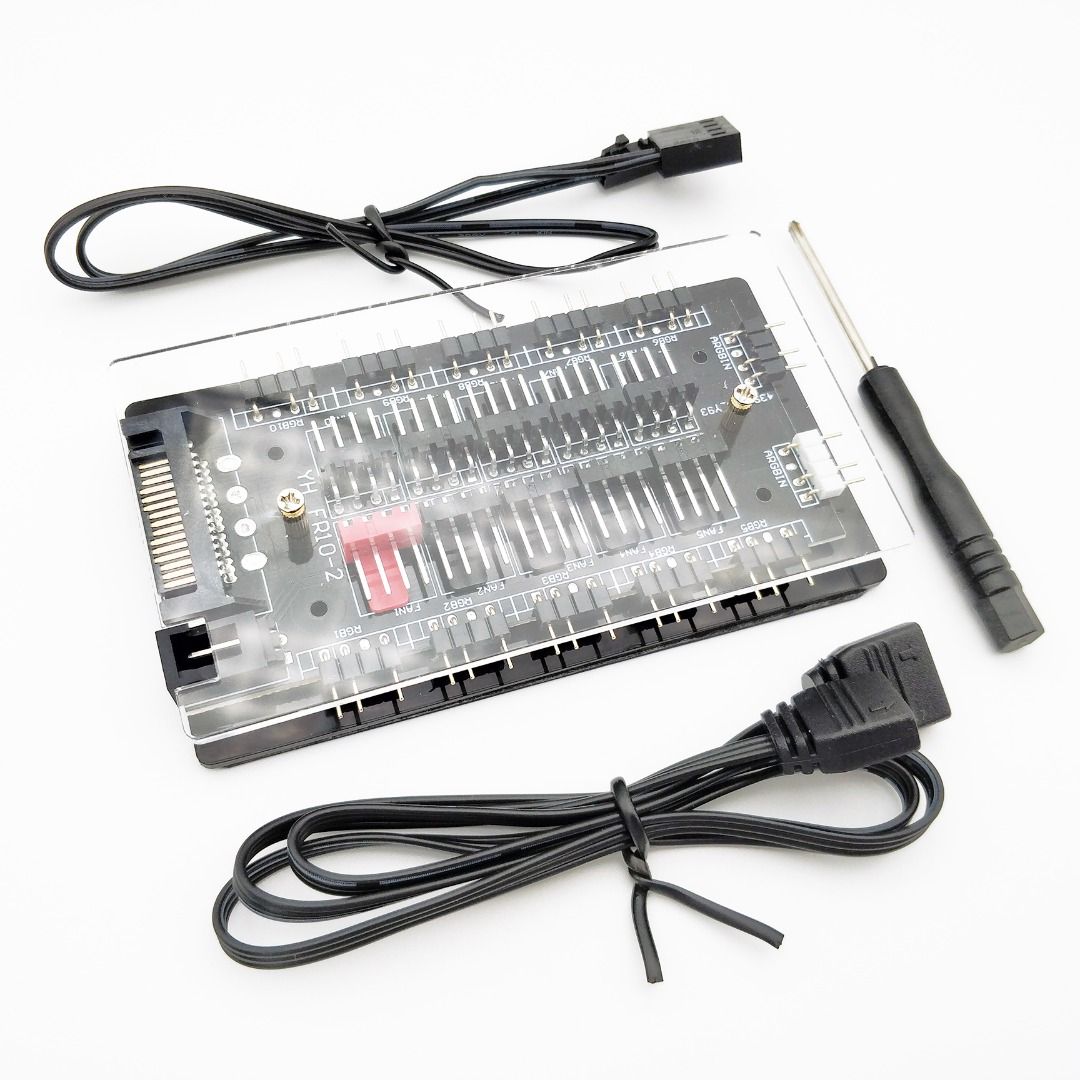 🔌ARGB/風扇 控制器 1分10 ARGB + Fan Controller Hub 集線器|主板轉接線|風扇串聯|電腦機箱|1-to-10 ... 🔌ARGB/風扇 控制器 1分10 ARGB + Fan Controller Hub 集線器|主板轉接線|風扇串聯|電腦機箱|1-to-10 ...