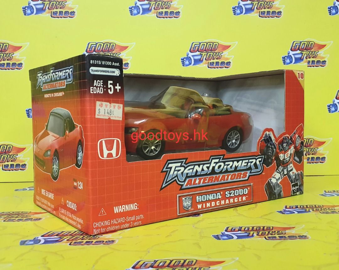 中古已開封 HASBRO 美版 變形金剛 TRANSFORMERS ALTERNATORS 10 HONDA S2000 ...