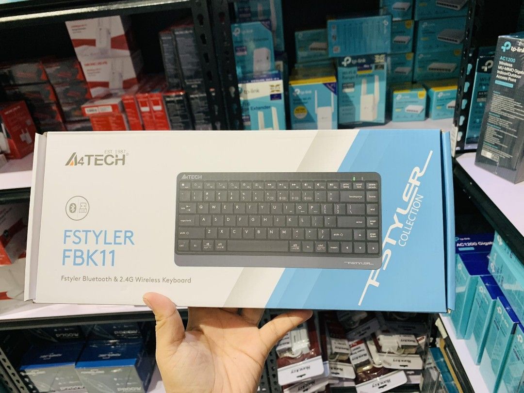 A4Tech FBK11 Bluetooth & 2.4G Wireless Keyboard, Computers & Tech ...