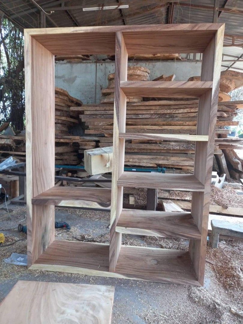 Acacia shelf, Furniture & Home Living, Furniture, Shelves, Cabinets ...