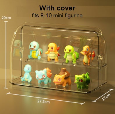 Acrylic Clear Transparent Toy Figurine Organizer Cabinet Storage Box on ...
