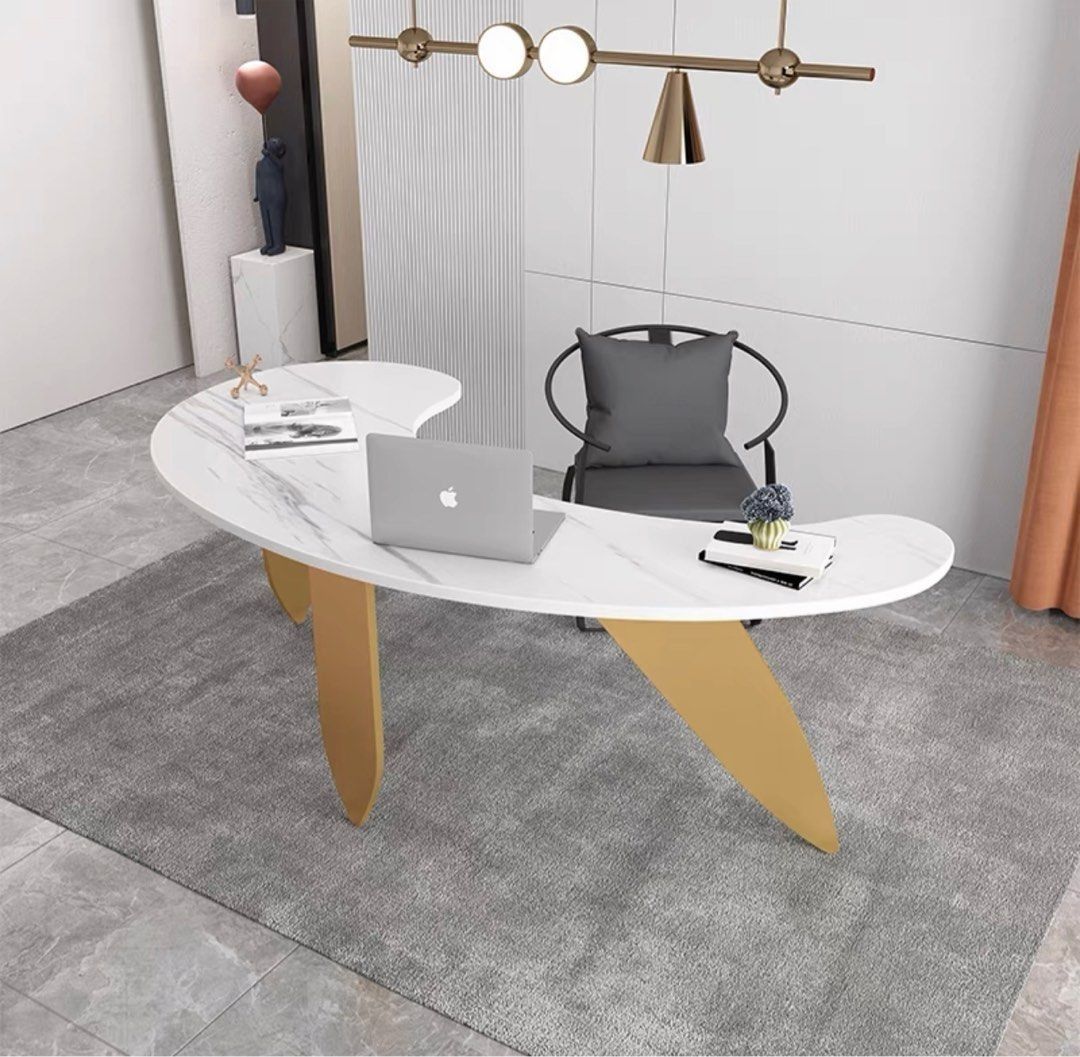 AMARON Modern Slate Work Desk, Furniture & Home Living, Furniture ...