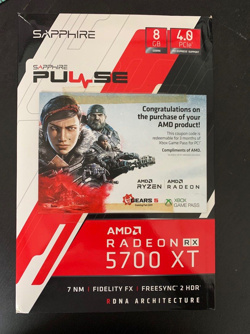 AMD Radeon rx 5700 XT Graphics Card GPU, Computers & Tech, Parts ...