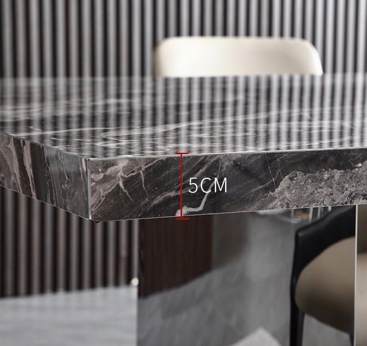 AMREENA Modern Marble Dining Table, Furniture & Home Living, Furniture ...