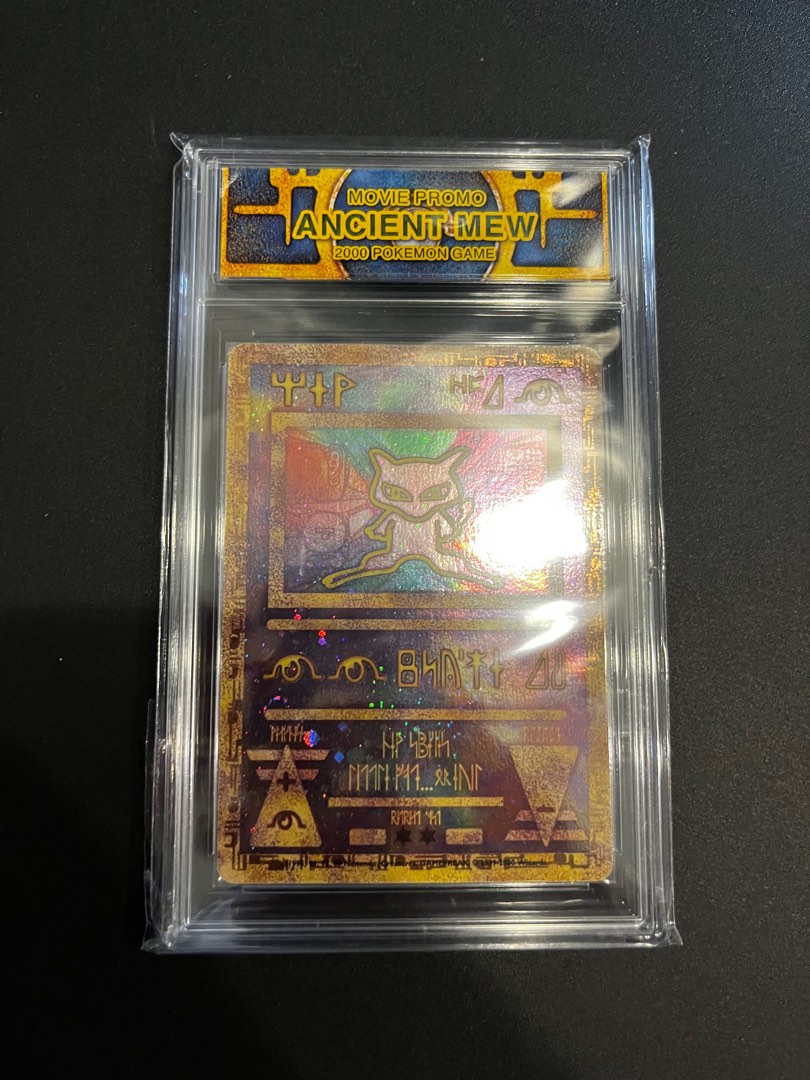 Ancient Mew with Custom Slab, Hobbies & Toys, Toys & Games on Carousell