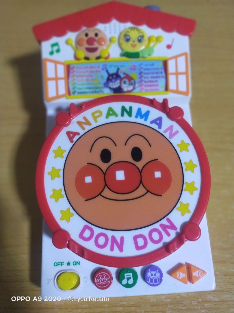 Anpanman Don don Musical Drum, Hobbies & Toys, Toys & Games on Carousell