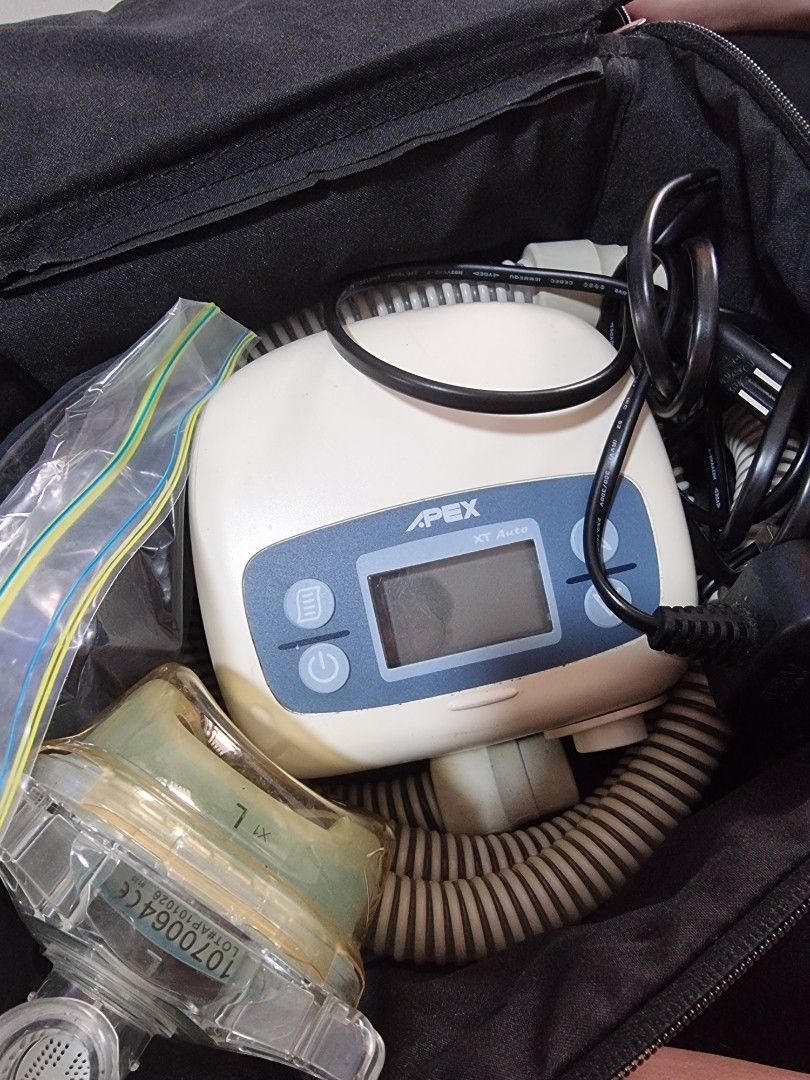 Apex Medical XT Auto CPAP Machine, Health & Nutrition, Assistive ...