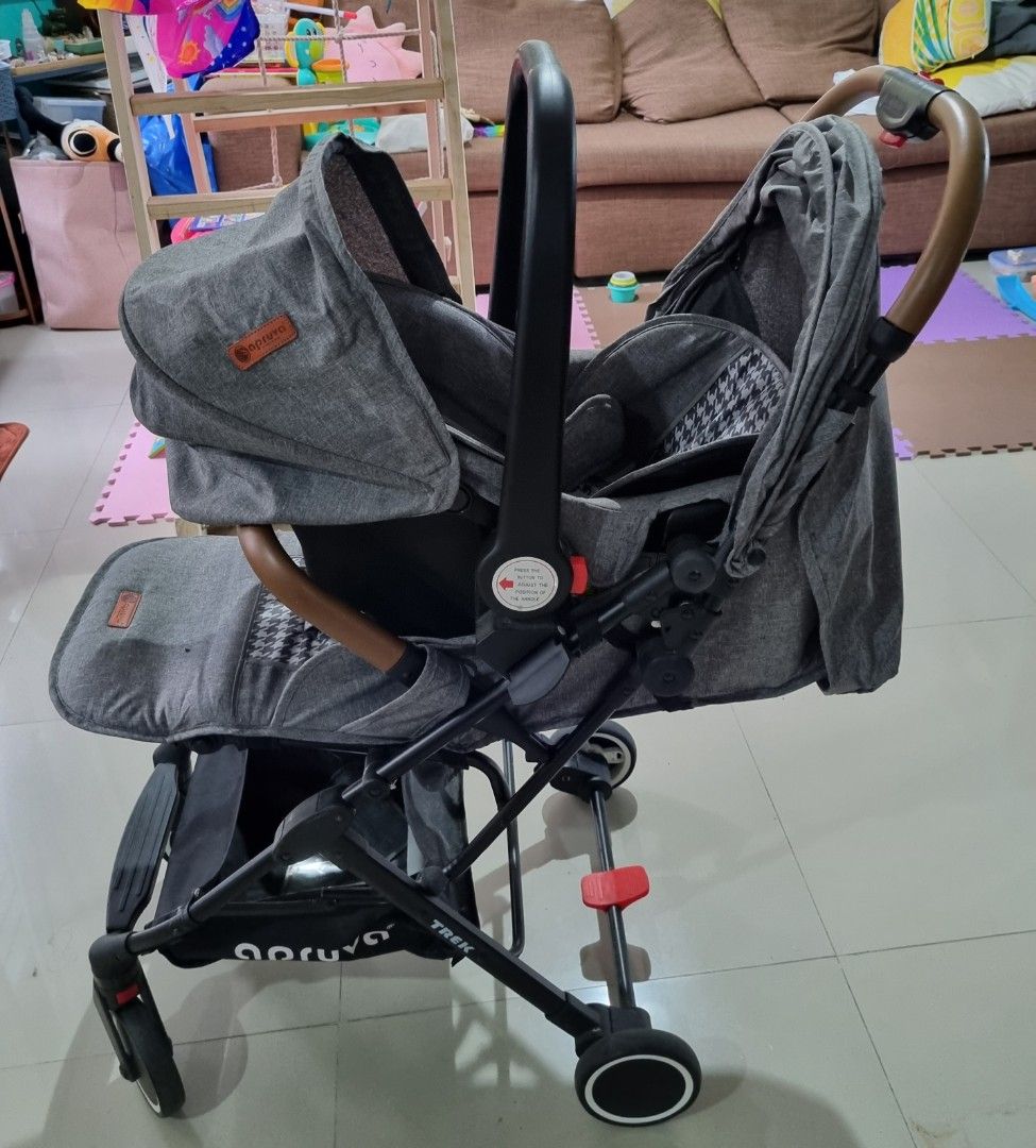 Apruva Trek Travel System (Stroller with carrier), Babies & Kids, Going ...